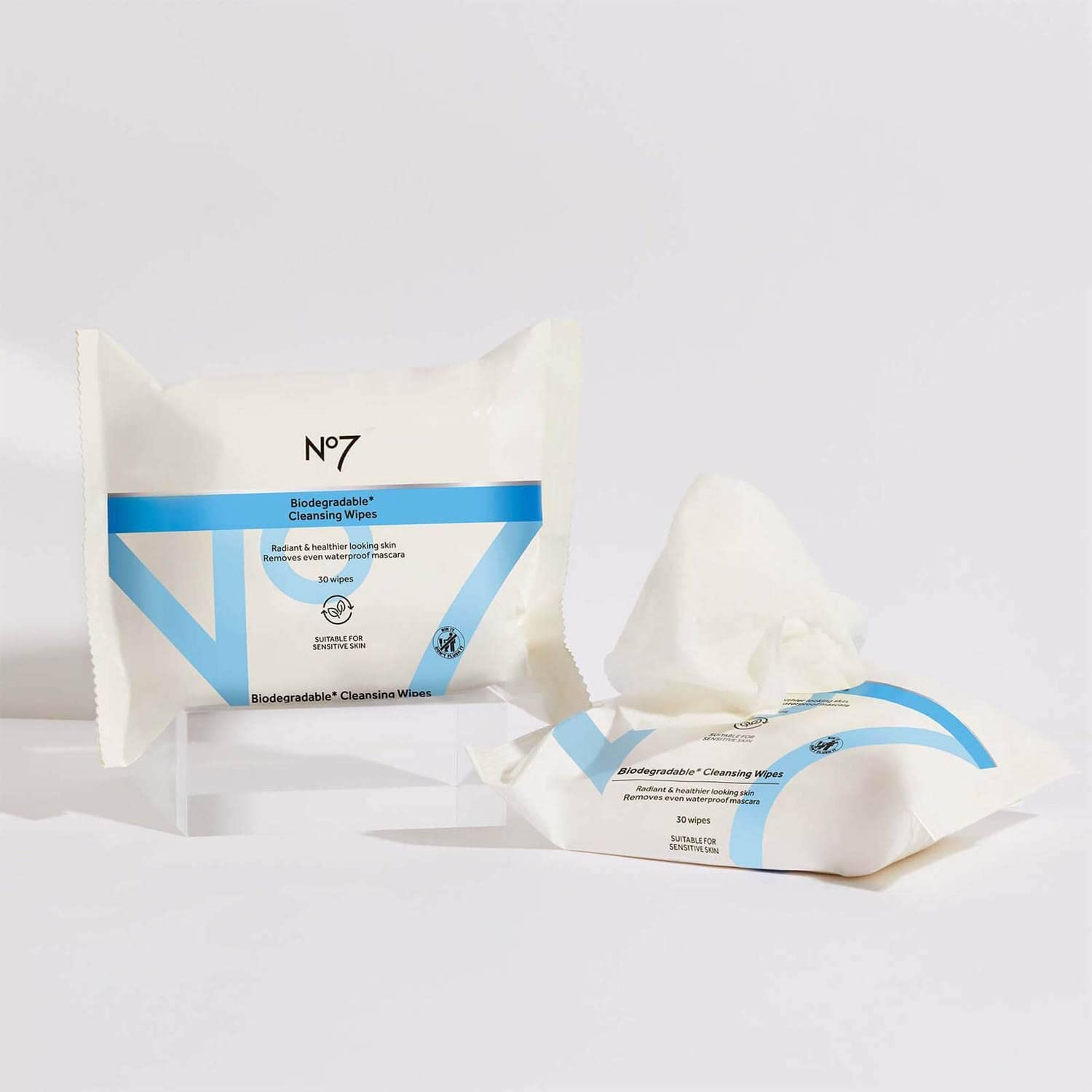 No7 Radiant Results Revitalizing Cleansing Wipes60sheet 1 pack