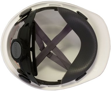 MSA V Small Size Cap Style Hard Hats w/FasTrac III Suspensions and Handy Tote Bag - White
