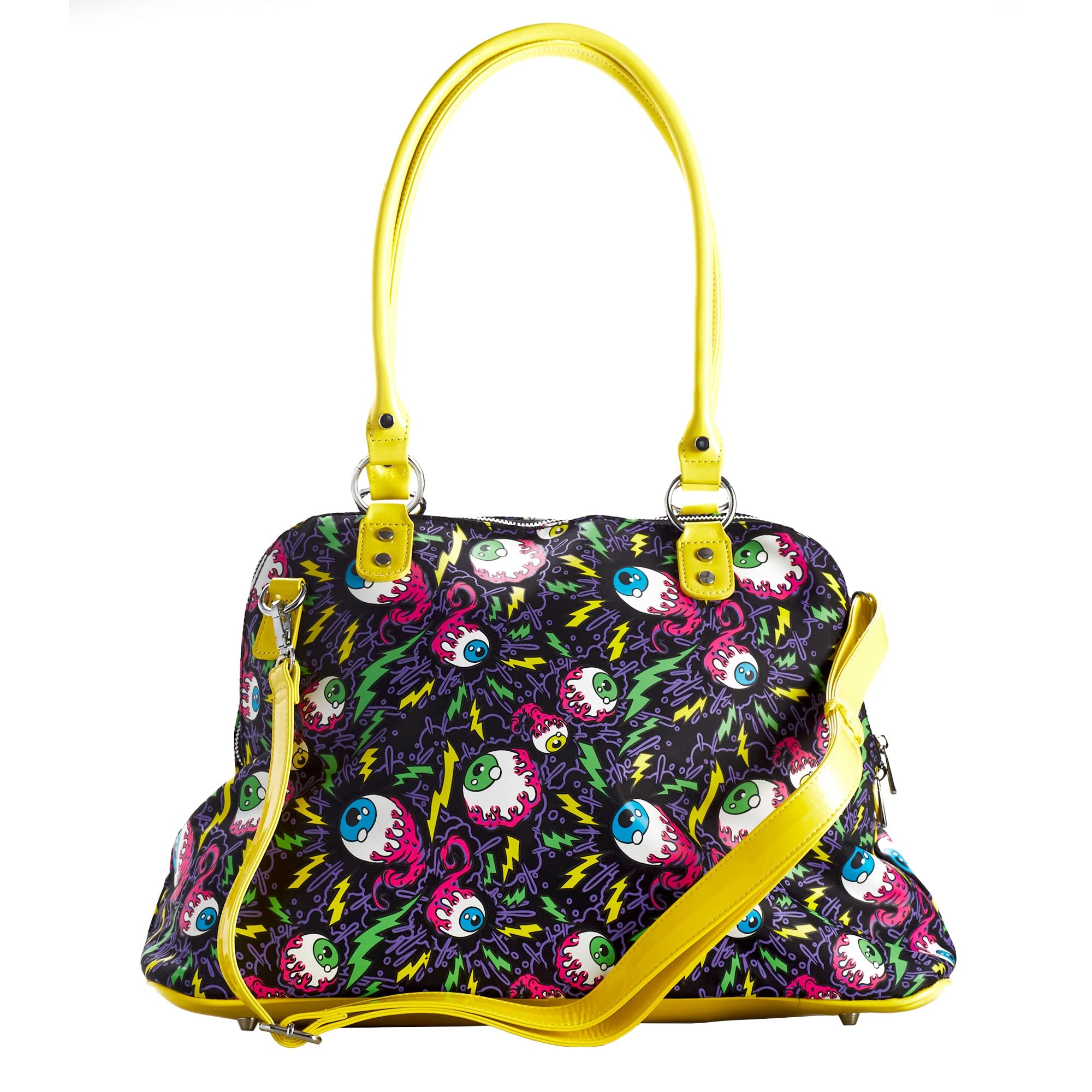 Sourpuss Travel Bag Purse (Electric Eyeballs)