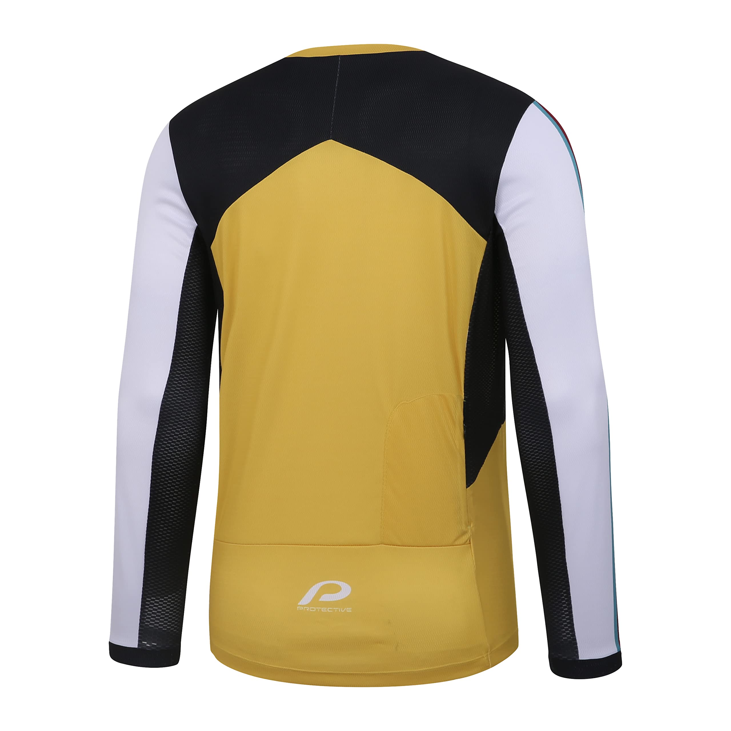 Protective men’s Long Sleeve Bike Jersey for Outdoor Activities - MTB Casual Style Combined with Recycled Materials