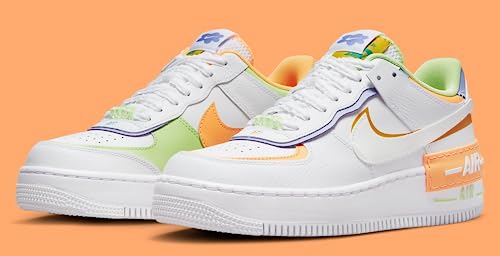 Nike W Air Force 1 Shadow - W/Peach-Lime (DX3718-100)_6