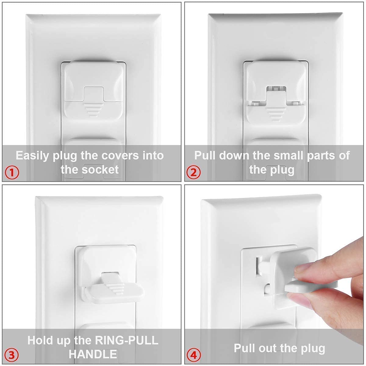 New 360 Degree Retractable Baby Gate + Free 38PACK Outlet Safety Covers, PRObebi Protect Your Baby Safety