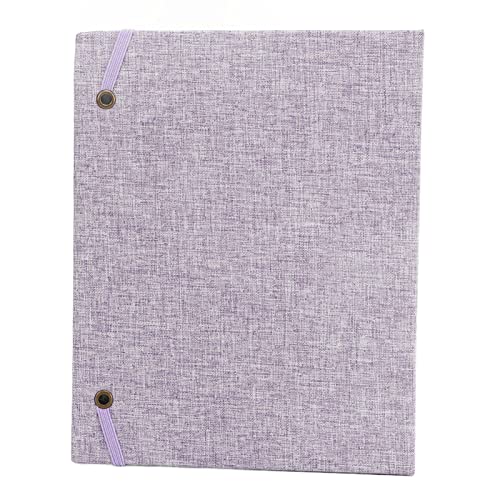 Picture Album, Wear Resistant Fashionable 208 Album Fine Workmanship for Gift (Purple)