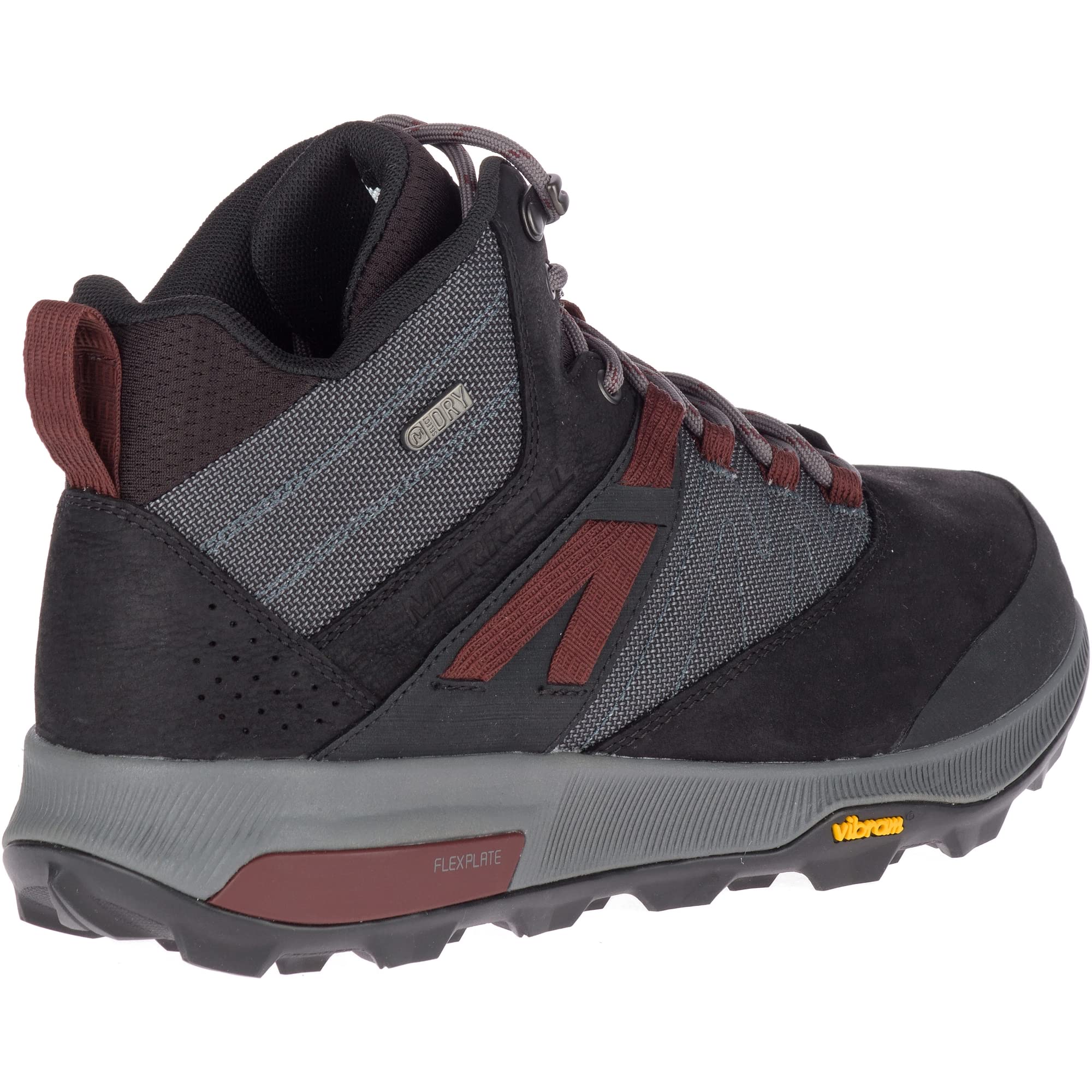 Merrell mens Zion Mid Wp Hiking Boot, Black, 11.5 US