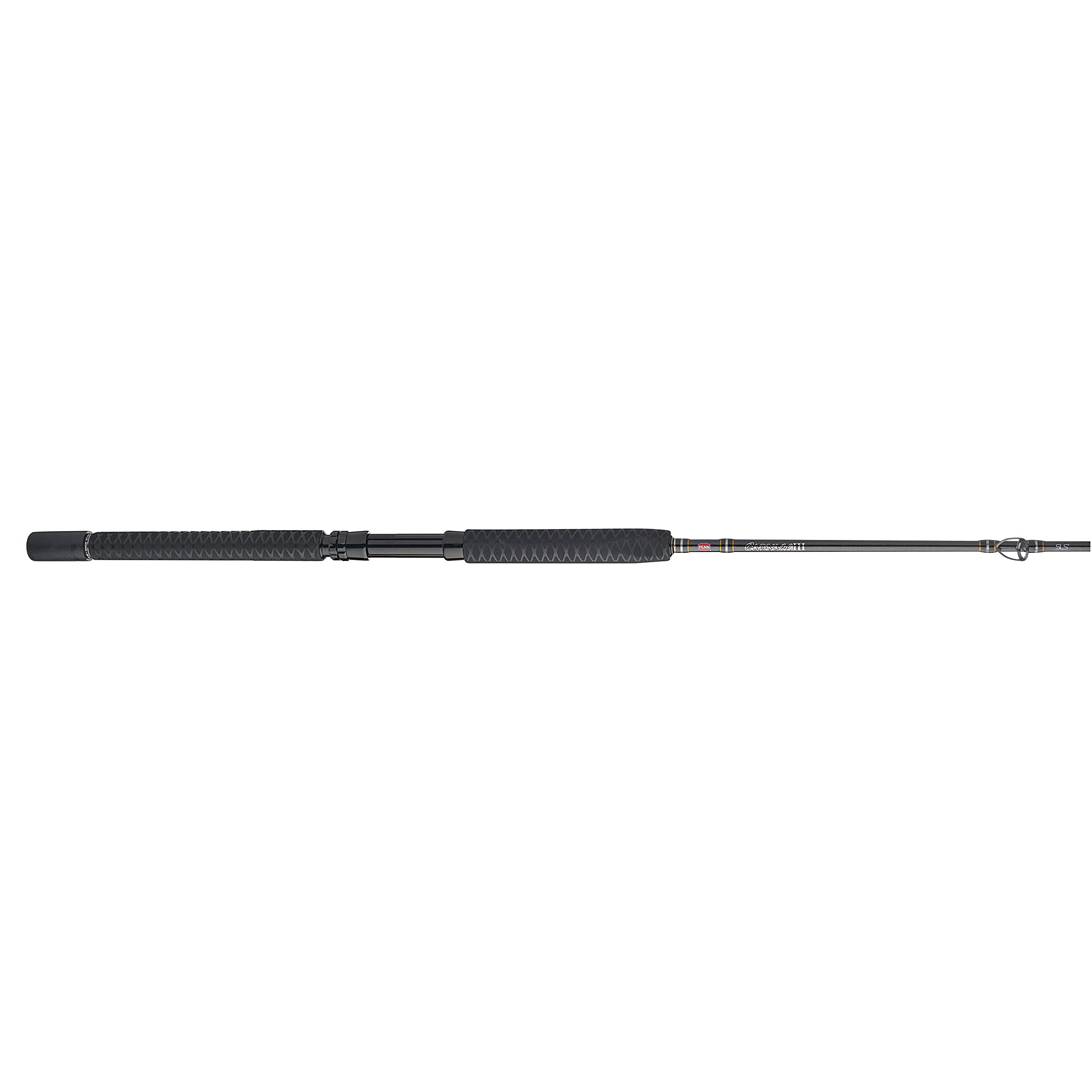 PENN Carnage III Boat Conventional Fishing Rod,Silver/Black/Gold,6'6" - Medium Heavy - 40-80lb - 1pc