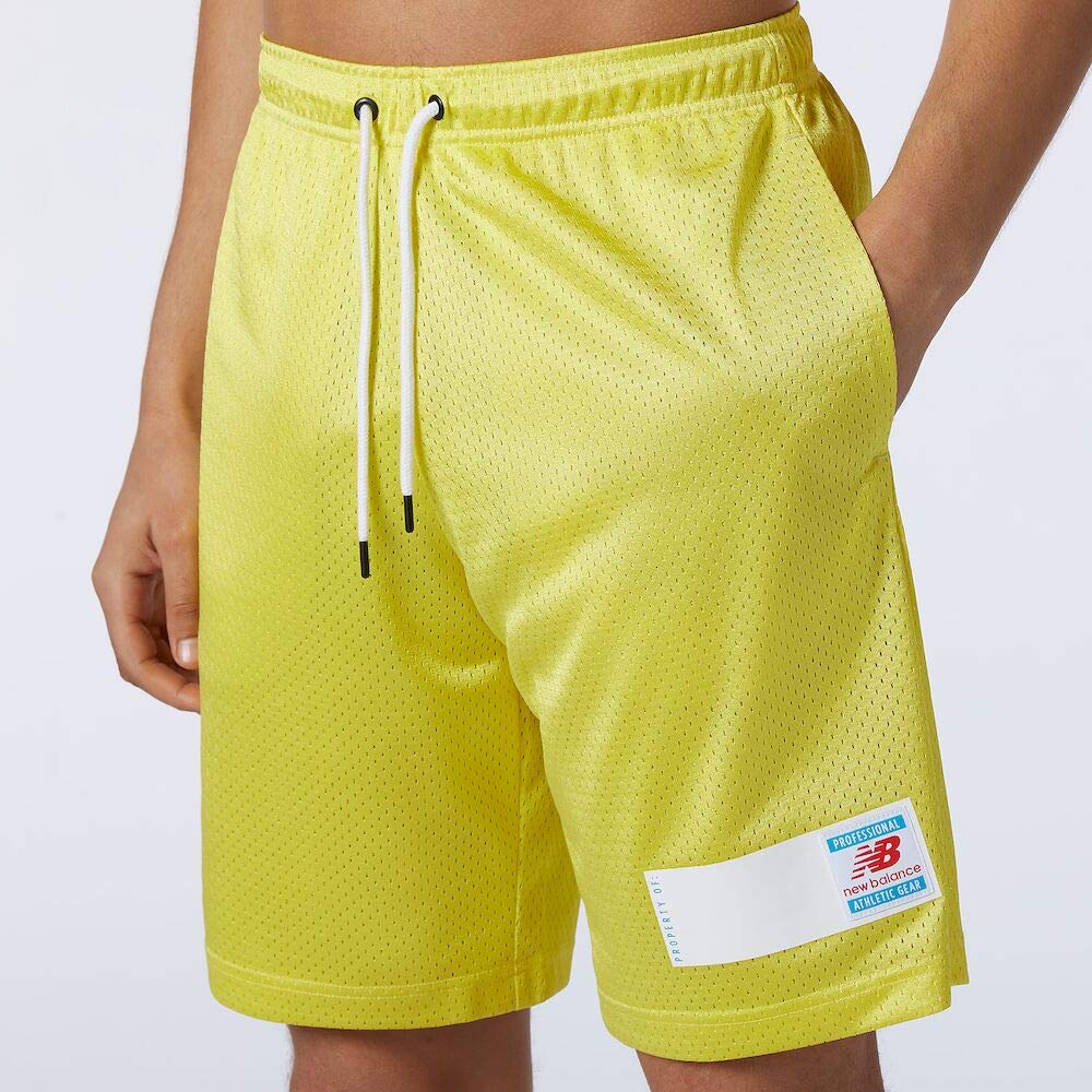 New Balance Men's NB Essentials Mesh Short, First Light , Small