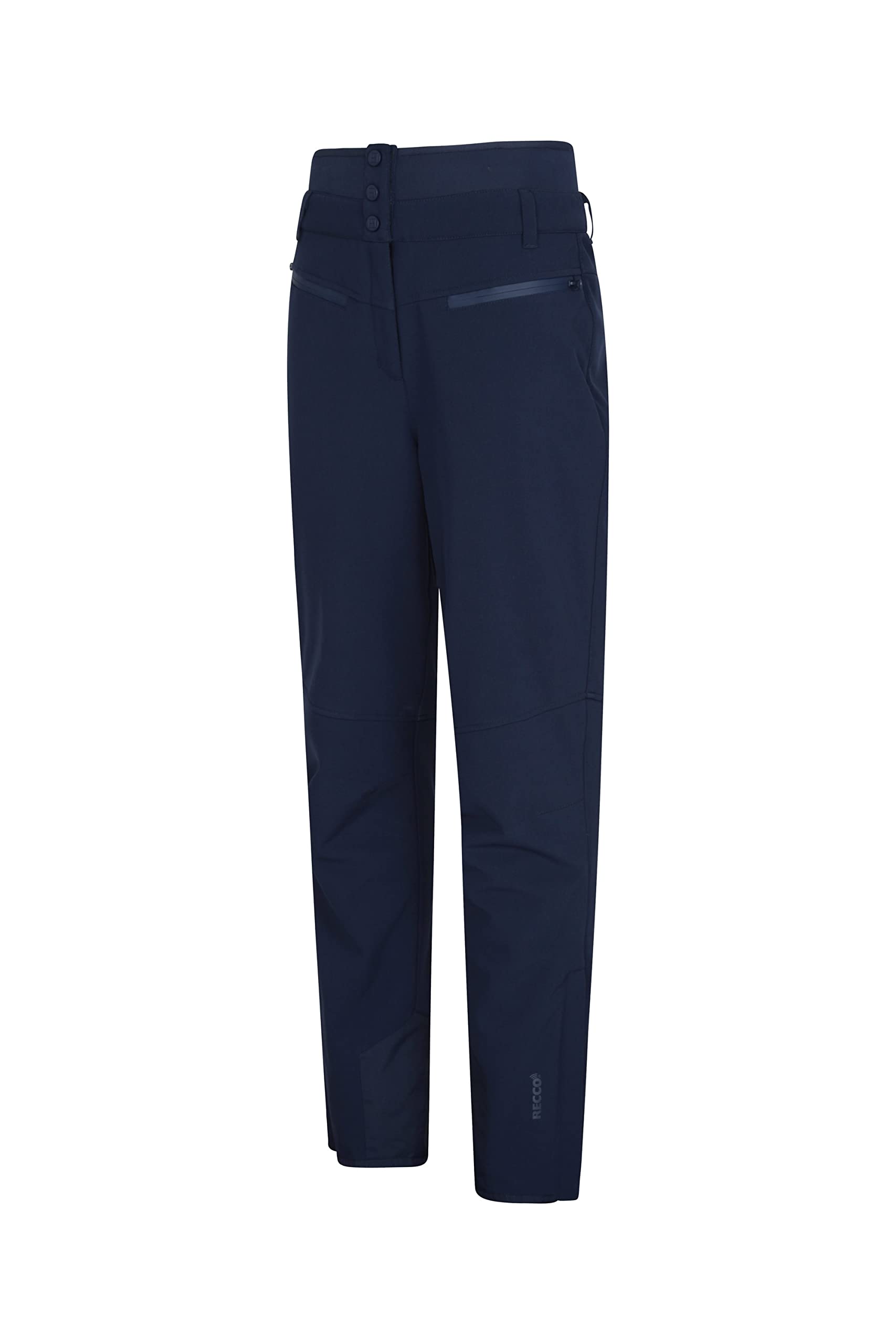 Mountain Warehouse Womens High Waisted Ski Pants -Slim Fit for Winter Navy 12