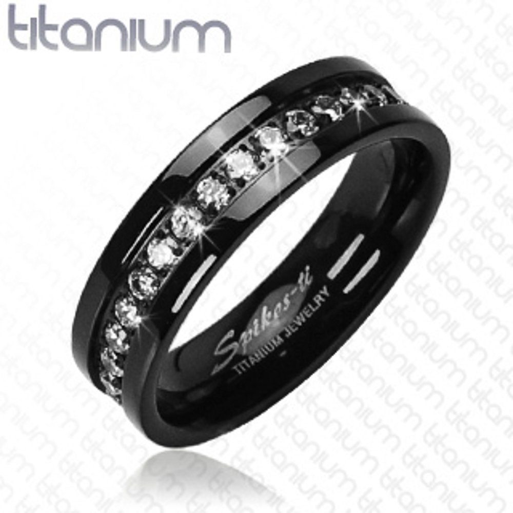 Marimor Jewelry His Hers 4 Piece Black Stainless Steel and Titanium Wedding Engagement Ring Band Set Size Women's 08 Men's 11