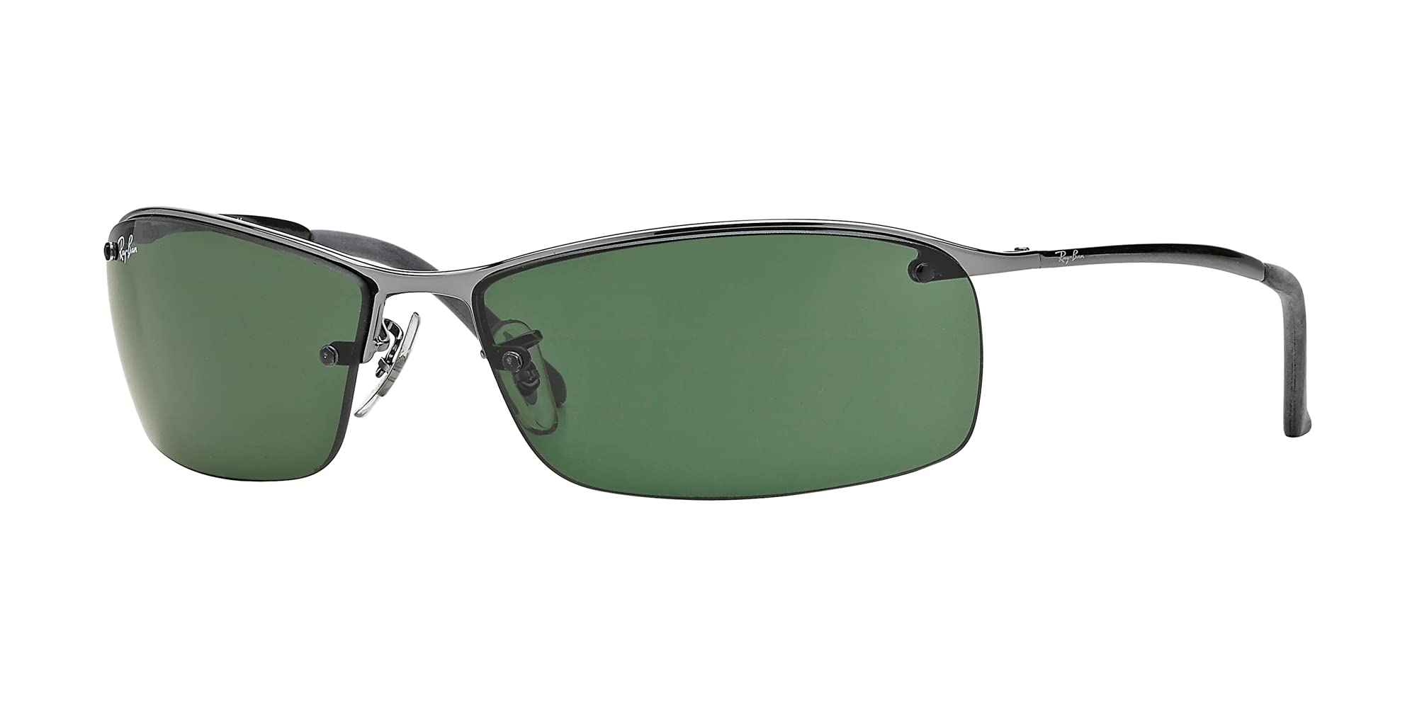 Ray-Ban RB3183 Sunglasses + Vision Group Accessories Bundle (Black/Grey Polarized (002/81)