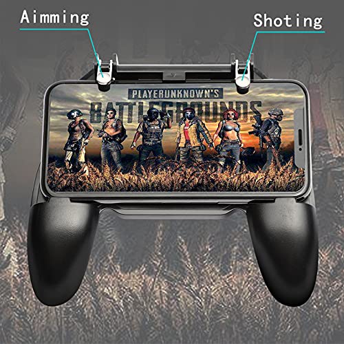 Oluote Mobile Game Controller, Gaming Trigger Smartphone Shooter Sensitive Controller Joysticks PUBG Mobile, for 4.7-6.5 Inch Smartphone