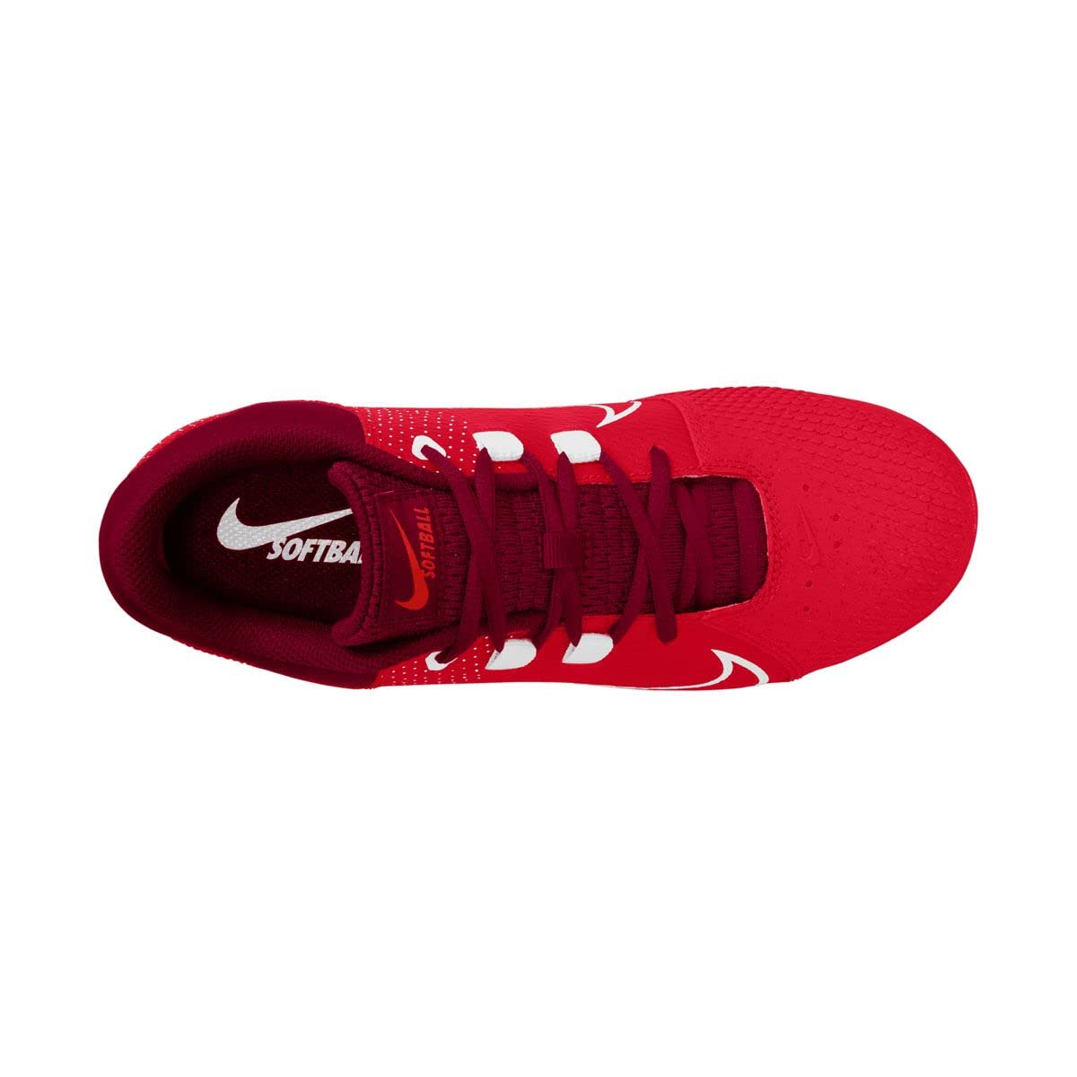 Nike Hyperdiamond 4 Pro CZ5920-616 University Red-White Women's Metal Softball Cleats 6 US