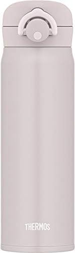 Thermos JNR-501LTD PGG Water Bottle, Vacuum Insulated Travel Mug, 16.9 fl oz (500 ml), Pink Greige
