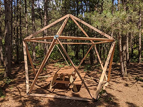 Thunder-Domes 1V Geodesic Dome Hub DIY Kit - Sheet Metal Connectors