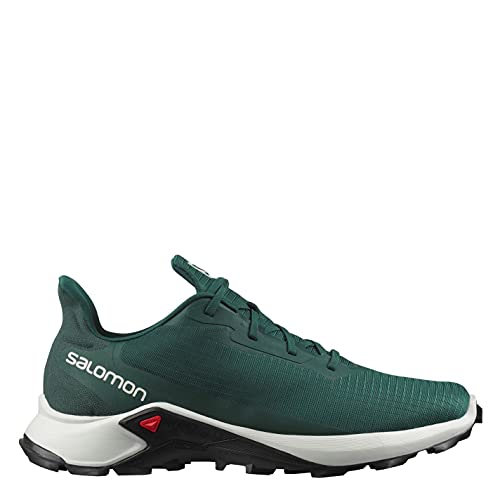 Salomon ALPHACROSS 3 Trail Running Shoes for Men, Ponderosa Pine/Lunar Rock/Black, 12