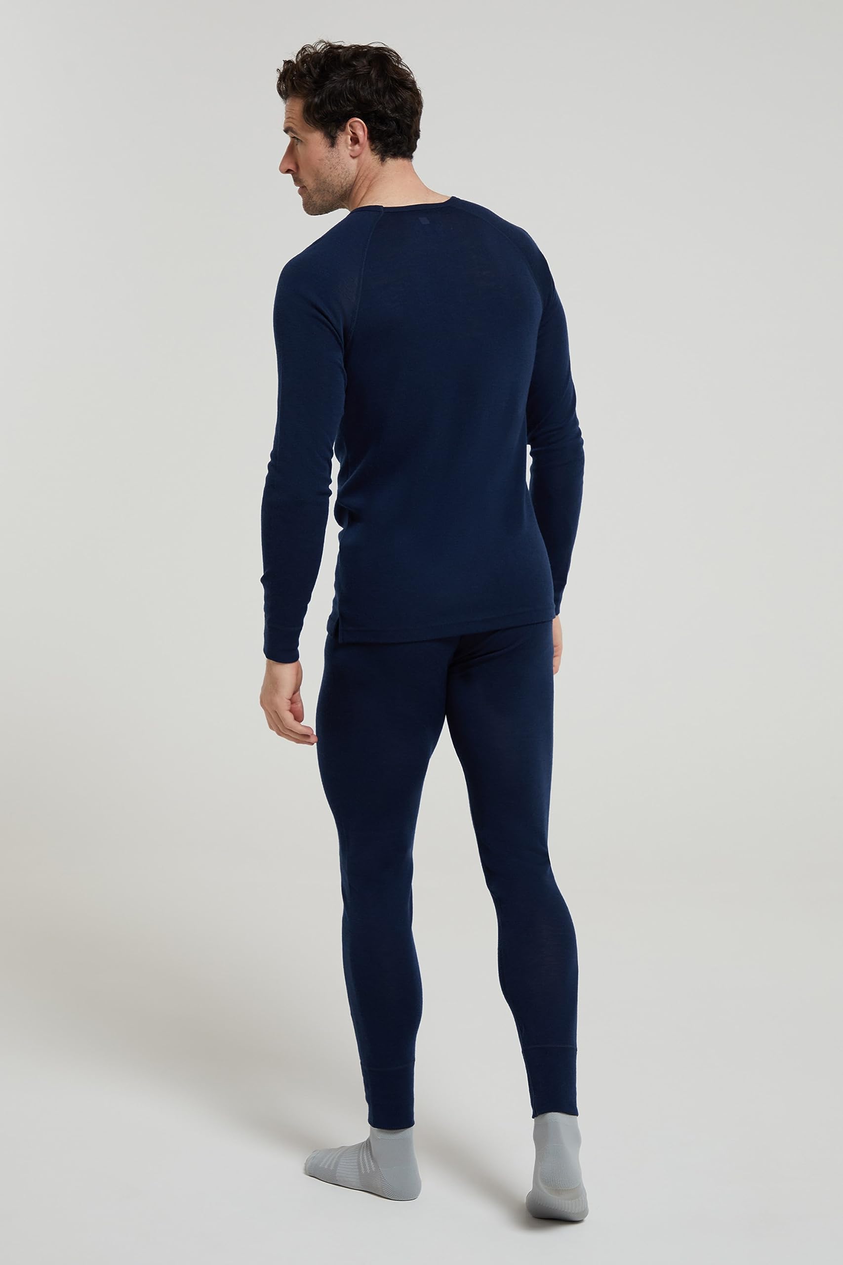 Mountain Warehouse Merino Mens Thermal Top Navy Large