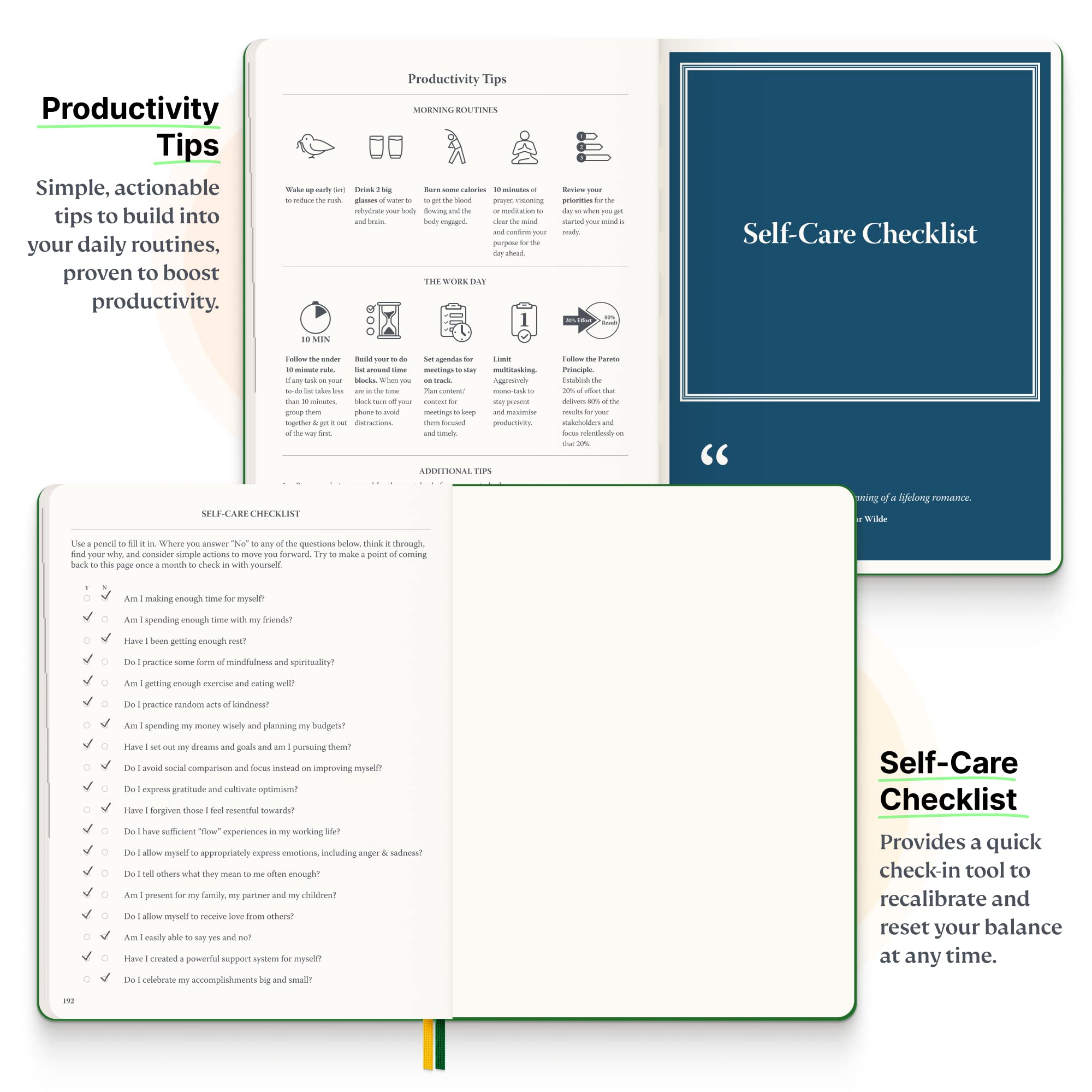 Purpose Planner Notebook B5 Undated 2024-2025 Daily Weekly and Monthly Productivity Journal Goal Setting Tool for Work, Moms, ADHD Planner for Adults Life Organizer (7.5βx9.8β Green Softcover)
