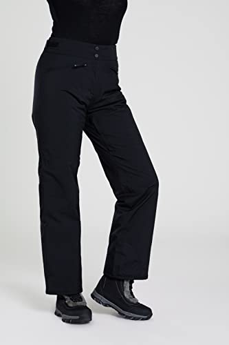 Mountain Warehouse Isola Womens Extreme Ski Pant - Winter Snow Pants Black 8