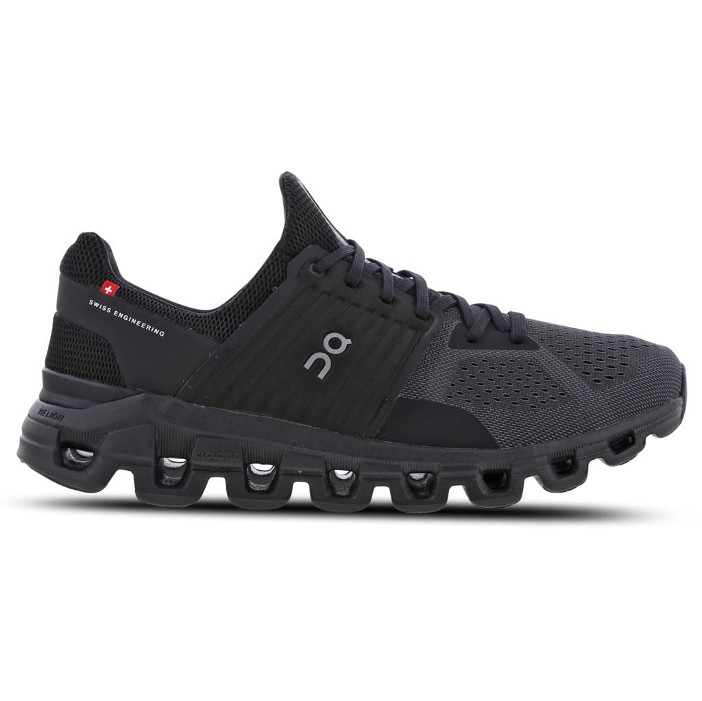 ON Women's Cloudswift PR Sneakers, All Black, 8
