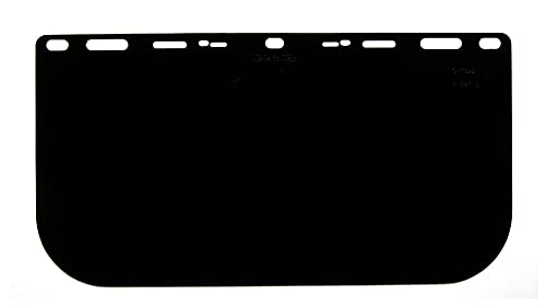 Pyramex Safety Full Face Shield Eye & Face Protection (Headgear Not Included), Dark Green Polyethylene - ANSI Z871035