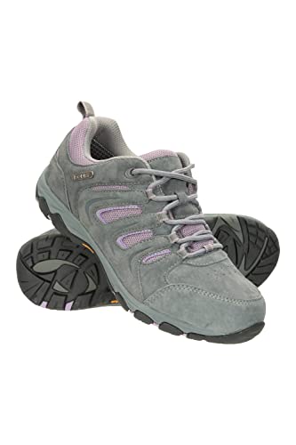 Mountain Warehouse Aspect Womens Waterproof IsoGrip Shoes Grey Womens Shoe Size 6 US