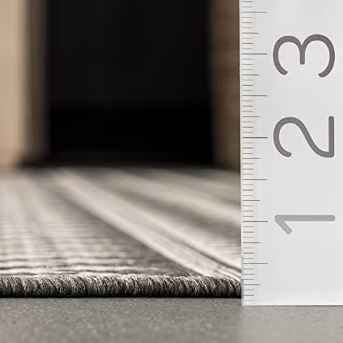 nuLOOM Teofila Indoor/Outdoor Accent Rug, 3x5, Grey