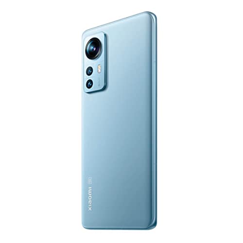 Xiaomi 12X 5G + 4G LTE (128GB + 8GB) Global Unlocked 6.28" 50MP Pro Grade Camera (Not for Verizon Boost At&T Cricket Straight) + (w/Fast Car Charger Bundle) (Blue)