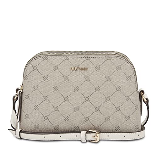 Nine West CYRA Crossbody, Hazel Logo/Milk
