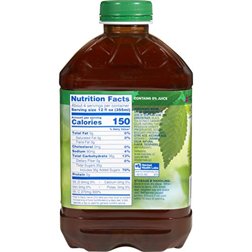 Thick & Easy Clear Thickened Iced Tea, Nectar Consistency, 46 Ounce (Pack of 6)