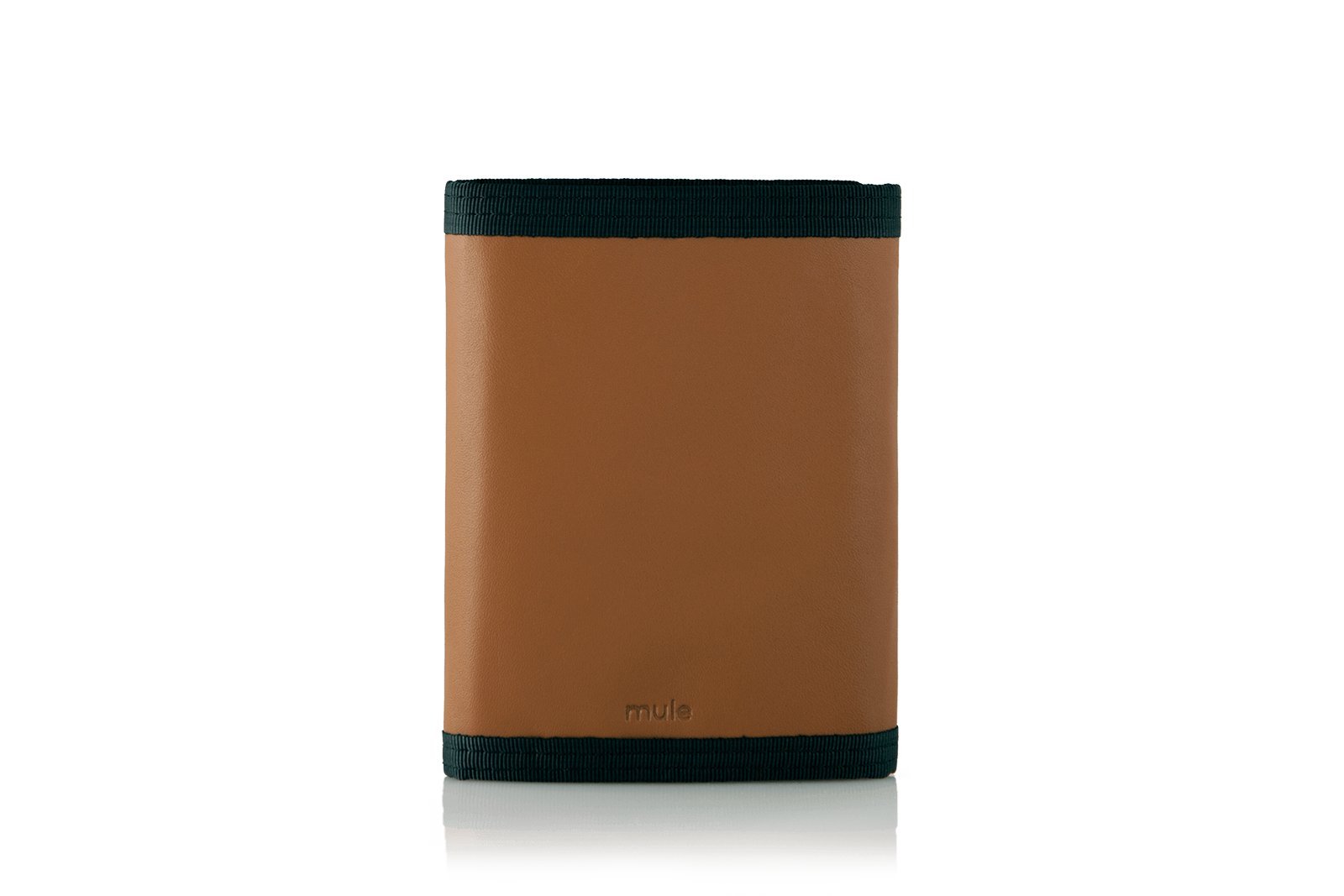 Mule Switchback Mens Wallet | Leather, RFID Protected, Tri-Fold, Water Resistant, ID Window | Holds 12 cards, Brown