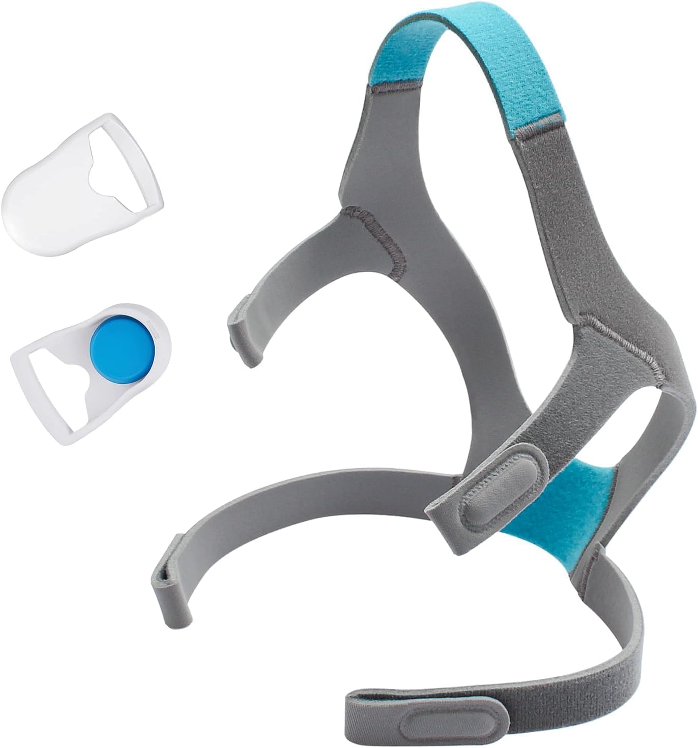 N20 Replacement Headgear Compatible with N20 for Adjustable Home Mask Headband with Magnetic Headgear Clips (1 Pack)