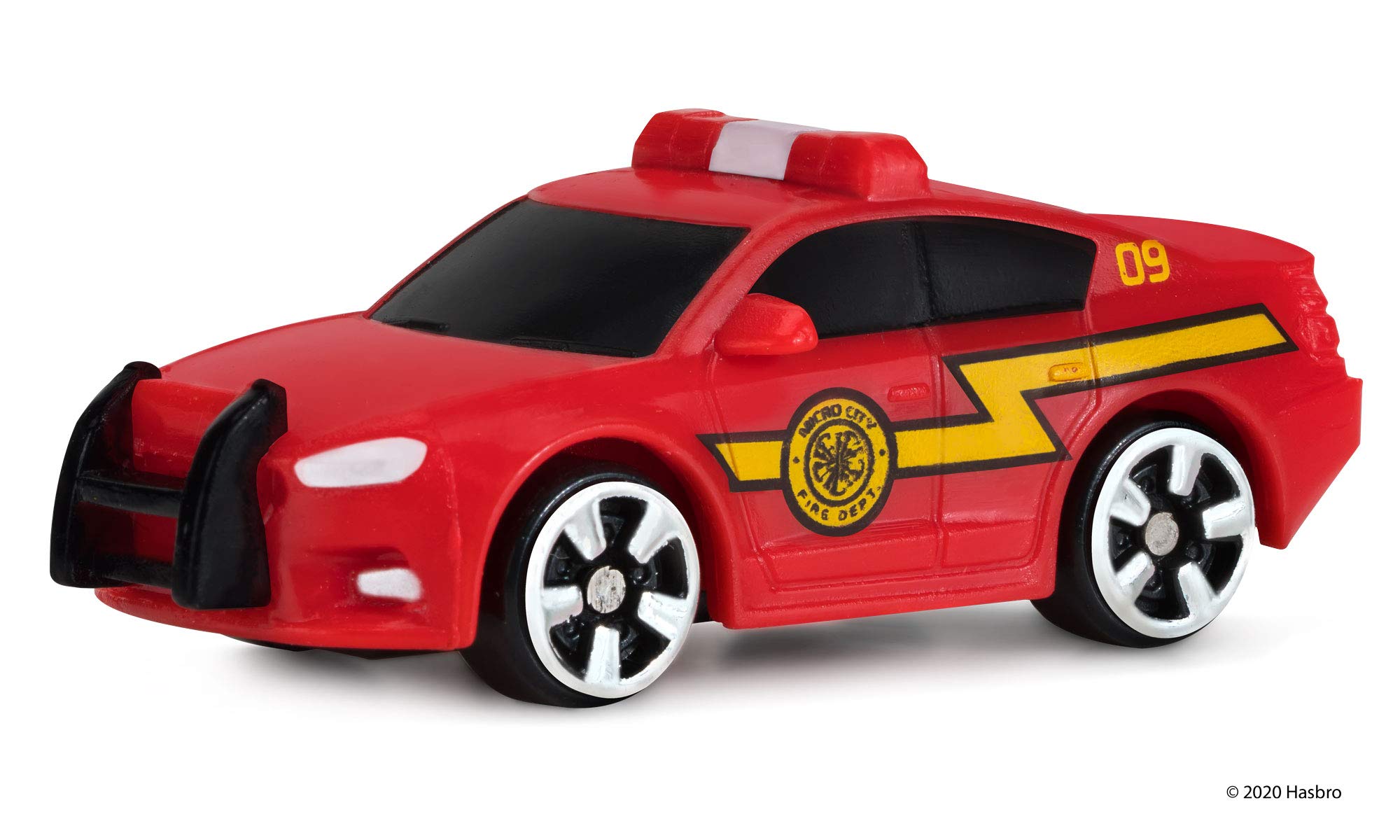 Micro Machines World Packs, Fire & Rescue - Features 5 Highly Detailed Vehicles: Ladder and Heavy Duty Trucks, Ambulance, Command Car, Fire Chief and Corresponding MM City Scene - Collect Them All