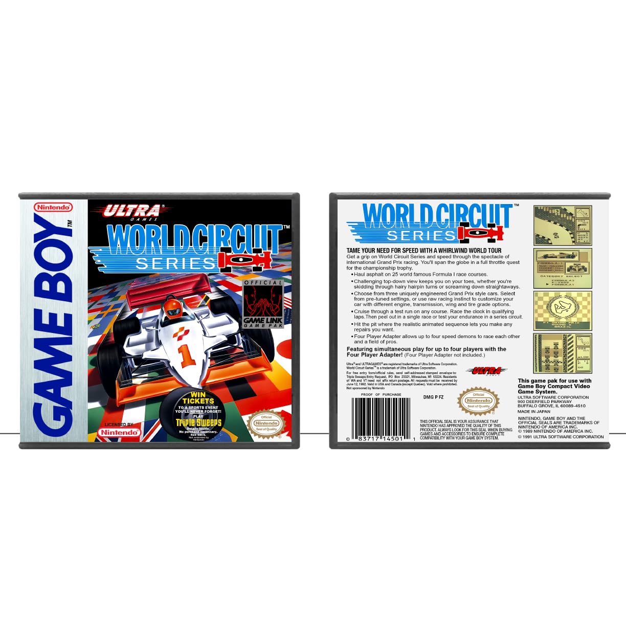 World Circuit Series | (GB) Game Boy - Game Case Only - No Game