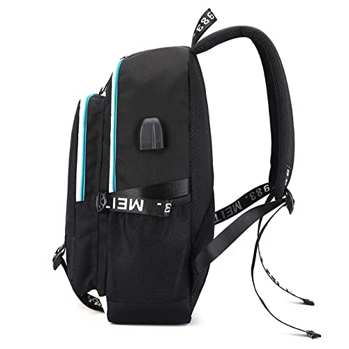 Piatek Youth Venom Knapsack-Waterproof Canvas Casual Daypack Lightweight Laptop Bag with USB Charging Port