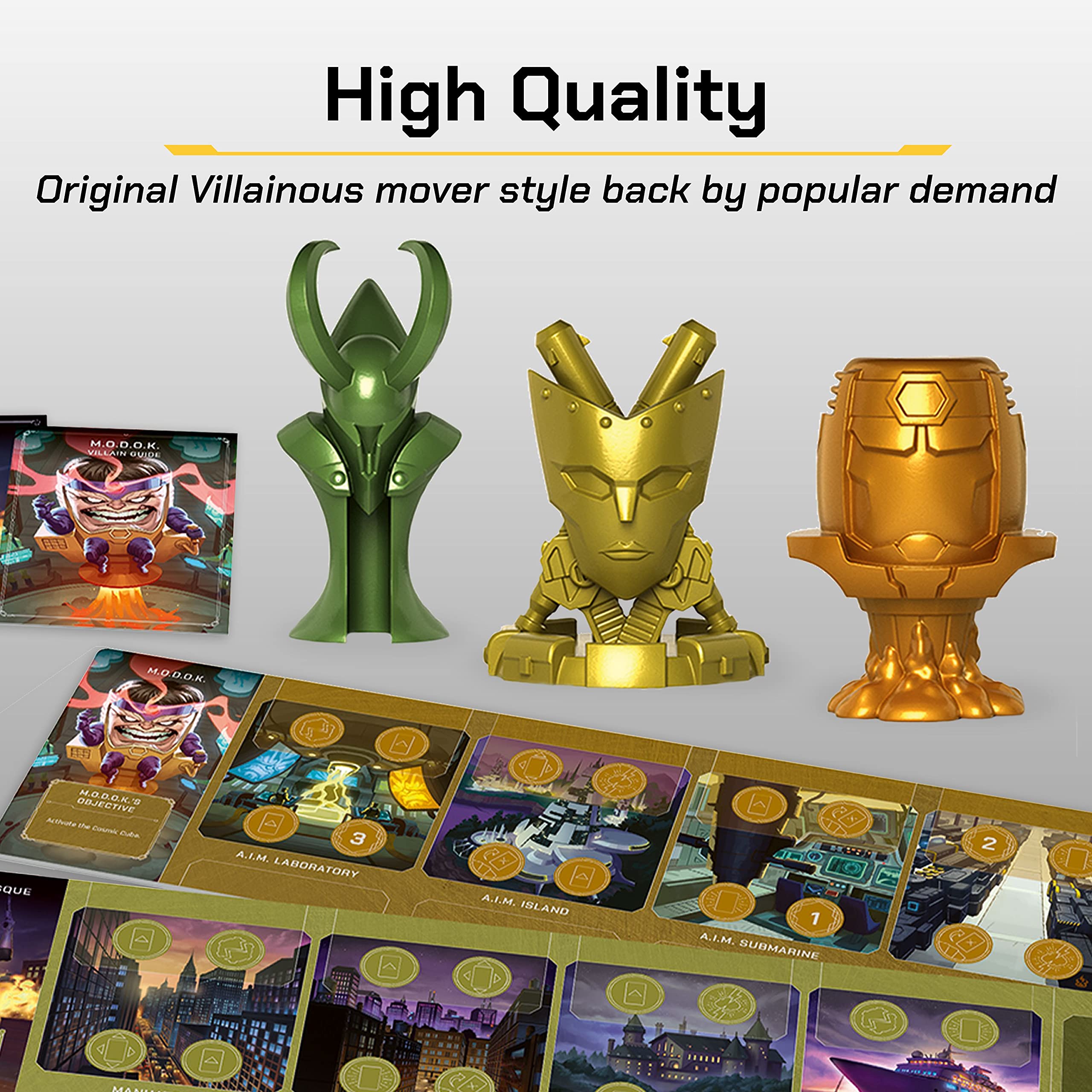 Ravensburger Marvel Villainous: Mischief & Malice Strategy Board Game | For Ages 12 & Up | Engaging Activity for Marvel Fans | High Replay Value | Fun for Teens and Adults