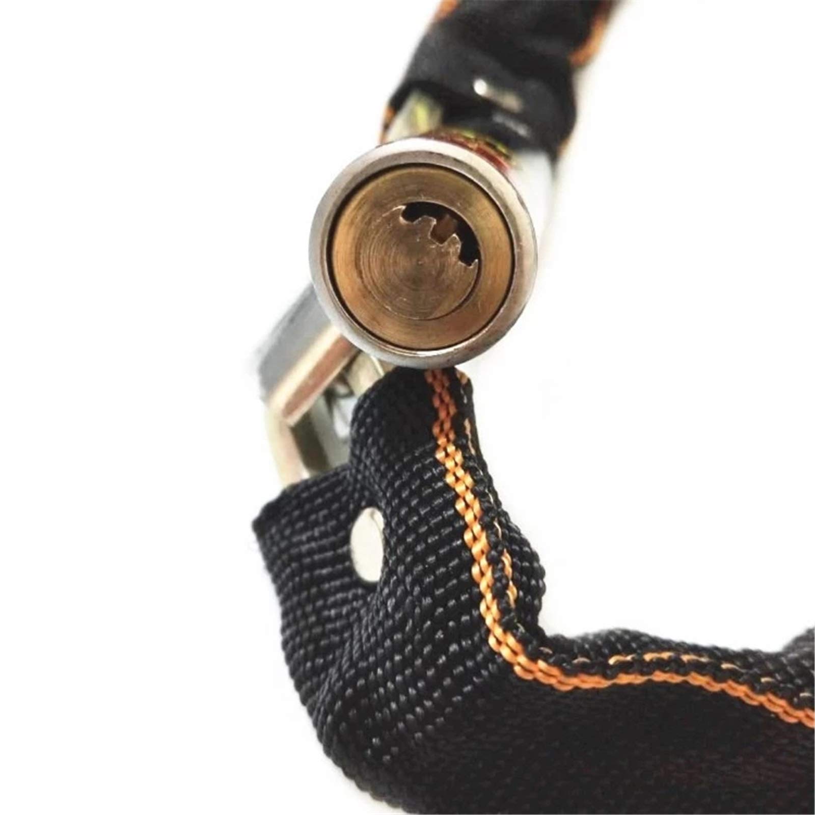 ROBDAE Bicycle Lock Bicycle Scooter Chain Pad Lock Bicycle Accessories Multifunctional Bicycle Lock (Color : Black, Size : 80cm)