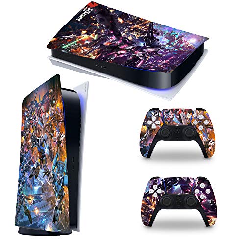 Roboot Battle - PS5 Digital Edition Skin Console - PS5 Digital Edition Controller Skin Cover Vinyl Decal Protective