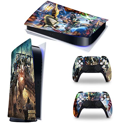 Roboot Battle PS5 Digital Edition Whole Body Vinyl Skin Sticker Decal Cover for Playstation 5 Digital Edition System Console and Controllers