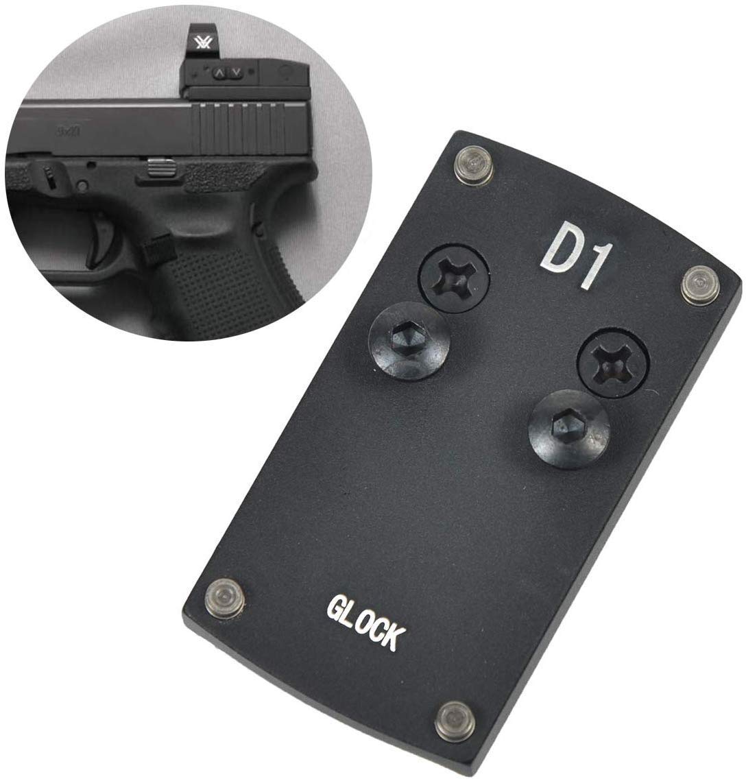 LONJN Glock 17 19 22 23 26 27 34 Mount - Vortex Venom Mount Glock Mounting Plate, Vortex Viper Mount for Glock, Glock Mount Plate for Red Dot Burris Sightmark Vortex Mini Sight