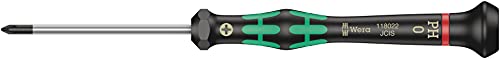 Wera 2035/6 Kraftform MicroSlotted/Phillips Electronics Screwdriver Set and Rack, 6-Piece, 05118152001