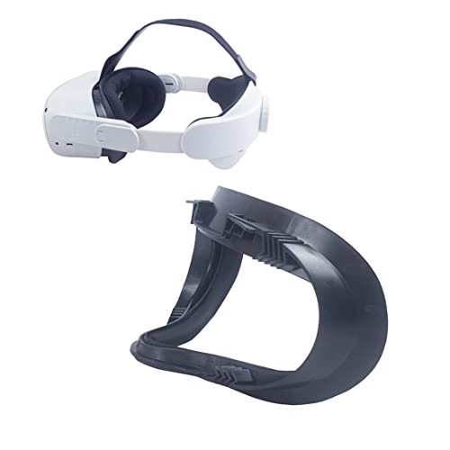 Voeecyttu Anti-Sweat Anti-Leakage Light Eye Mask VR Facial Interface Bracket Cover for VR Headset