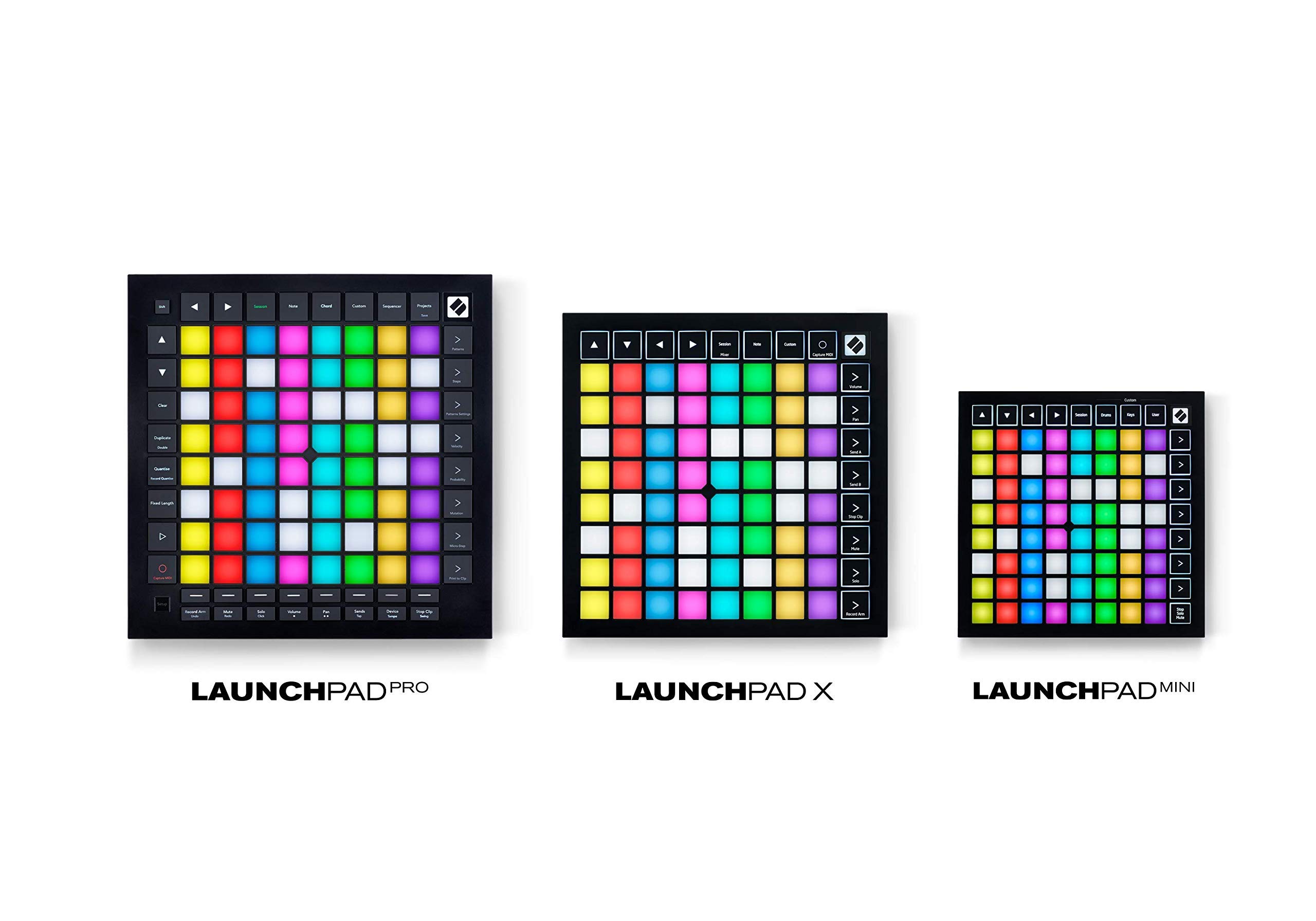 Novation Launchpad Pro MK3, MIDI 64-Grid Controller and Sequencer for Ableton Live, Logic Pro and Hardware, 64 Sensitive RGB Pads, Dynamic Note Playing, Chord and Scale Modes