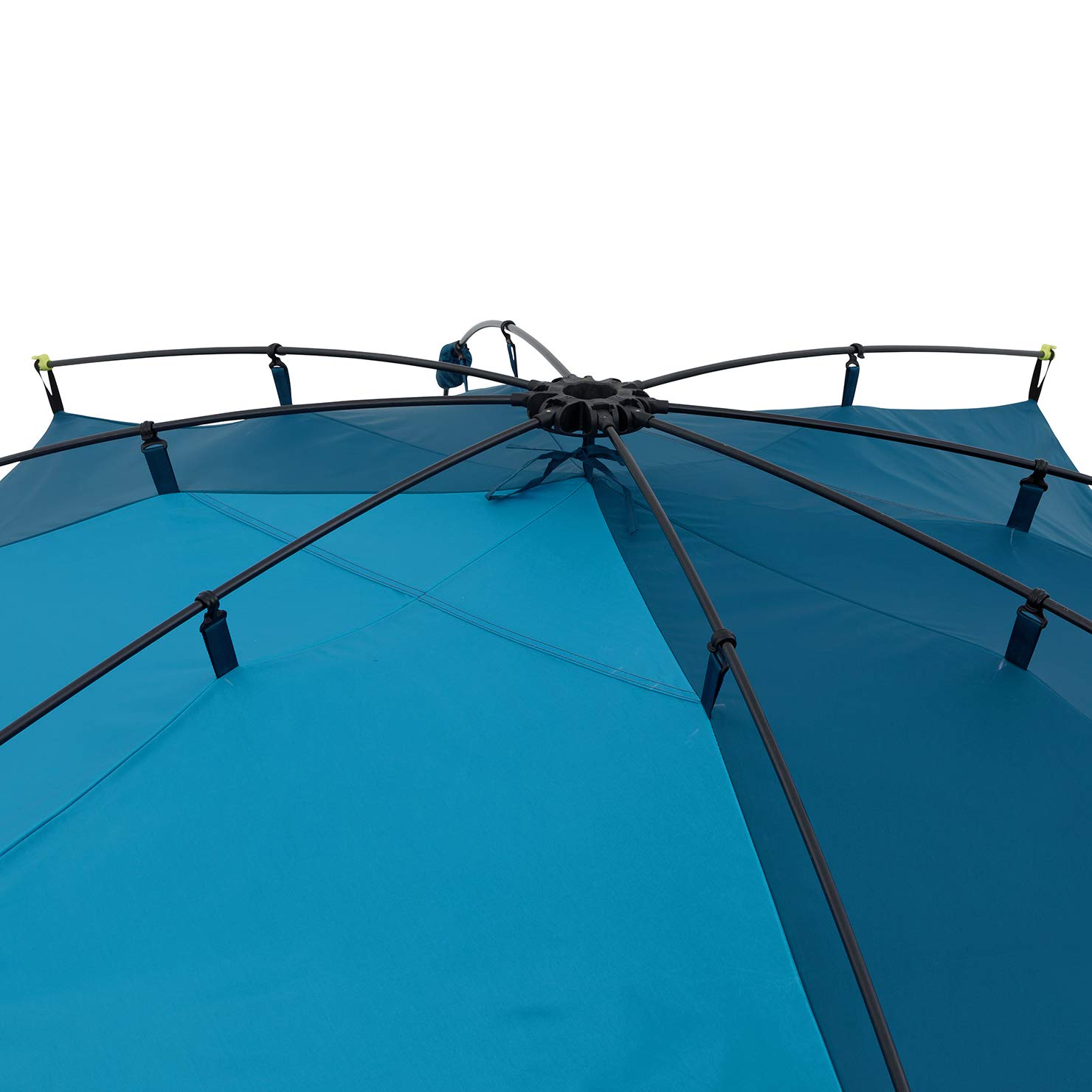 Outdoor Products Beach Tent Portable Sun Shade, 8'x6' Anti-UV Design Includes Instant Setup, Solid Back Wall for Shade, Two Storage Pockets for Essentials, Plus a Carrying Bag, Stakes and Guy Lines