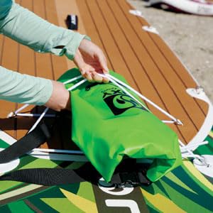 NIXY Monterey Paddle Board Expedition & Touring - 11'6" x 34" x 6" Inflatable SUP | Welded Seams, Woven Drop Stitch for Safety & Durability | Ultra-Light and Stable. (Ibiza)