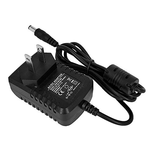 Pigtone DC 9V Guitar Pedal Power Supply AC Wall Charger Adapter 9V DC 1A 1000mA Tip Negative 5 Way Daisy Chain Pedal Cables for Most Guitar Effect Pedals