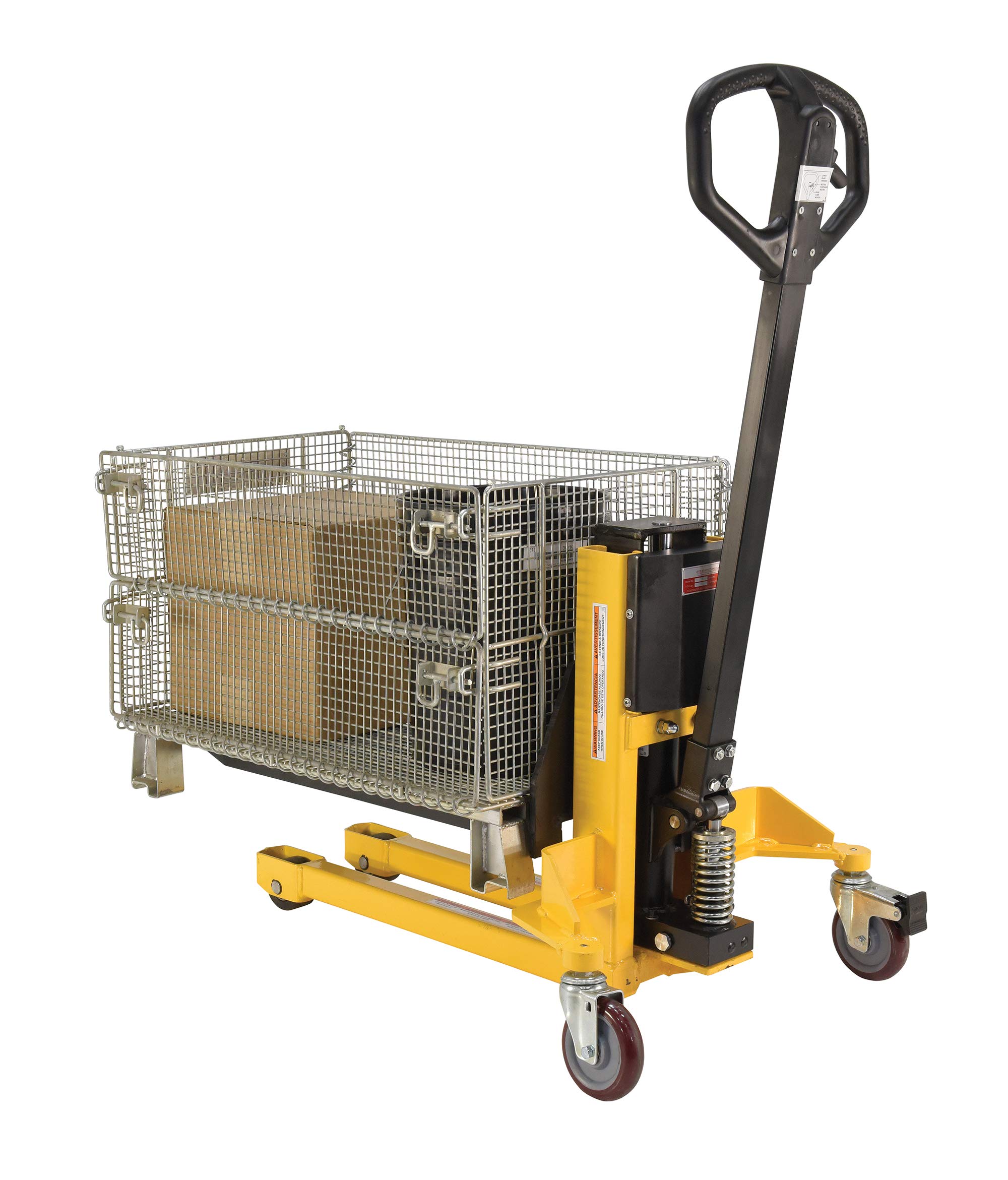 Vestil Single Fork Skid Positioner Lifter 800 Lb Capacity