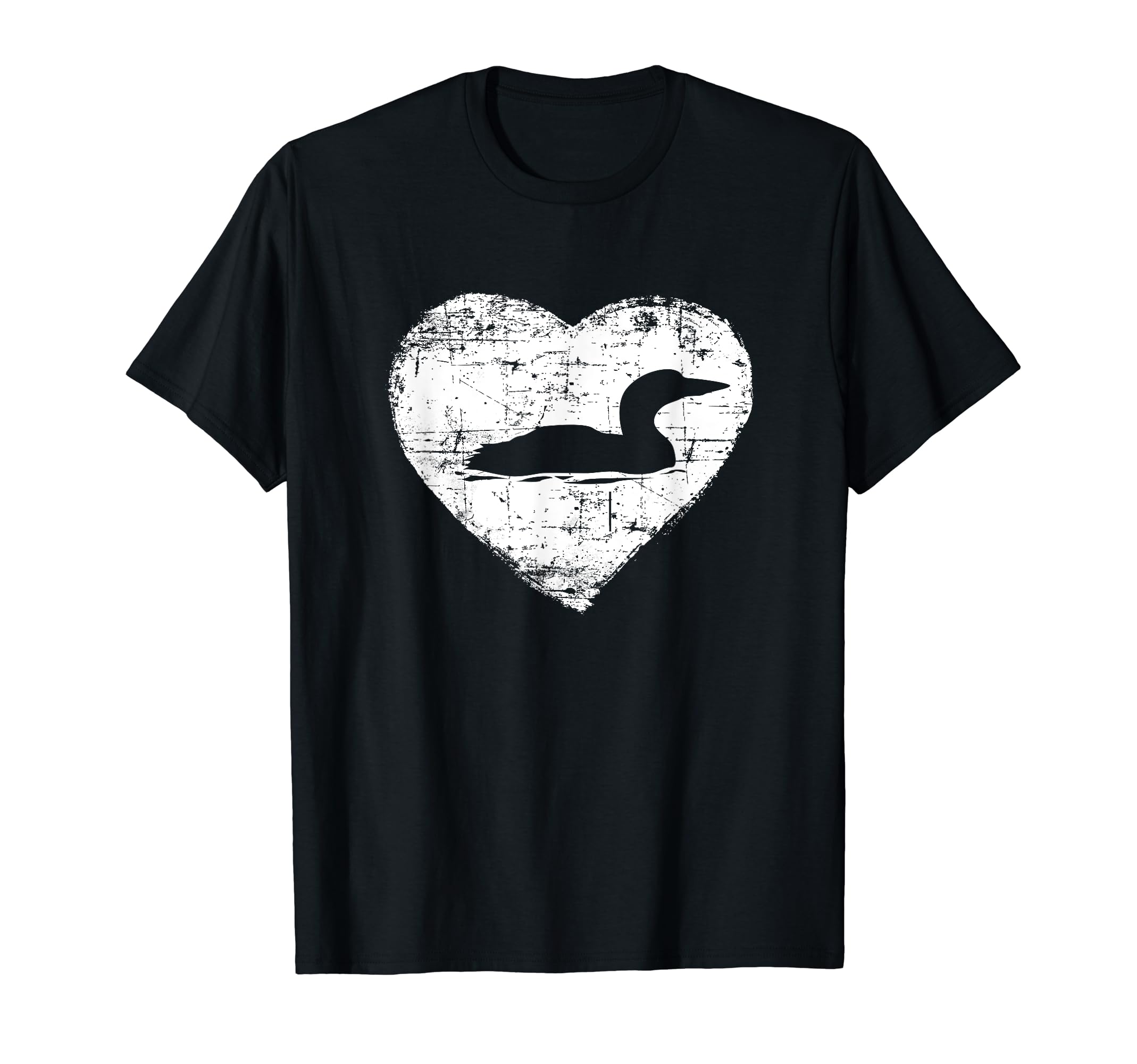 Loon t-shirt | Love Loons Heart Lake Shirt