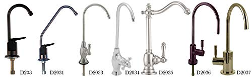 Westbrass D2031-NL-62 8" Touch-Flo Style Pure Cold Water Dispenser Faucet, Matte Black