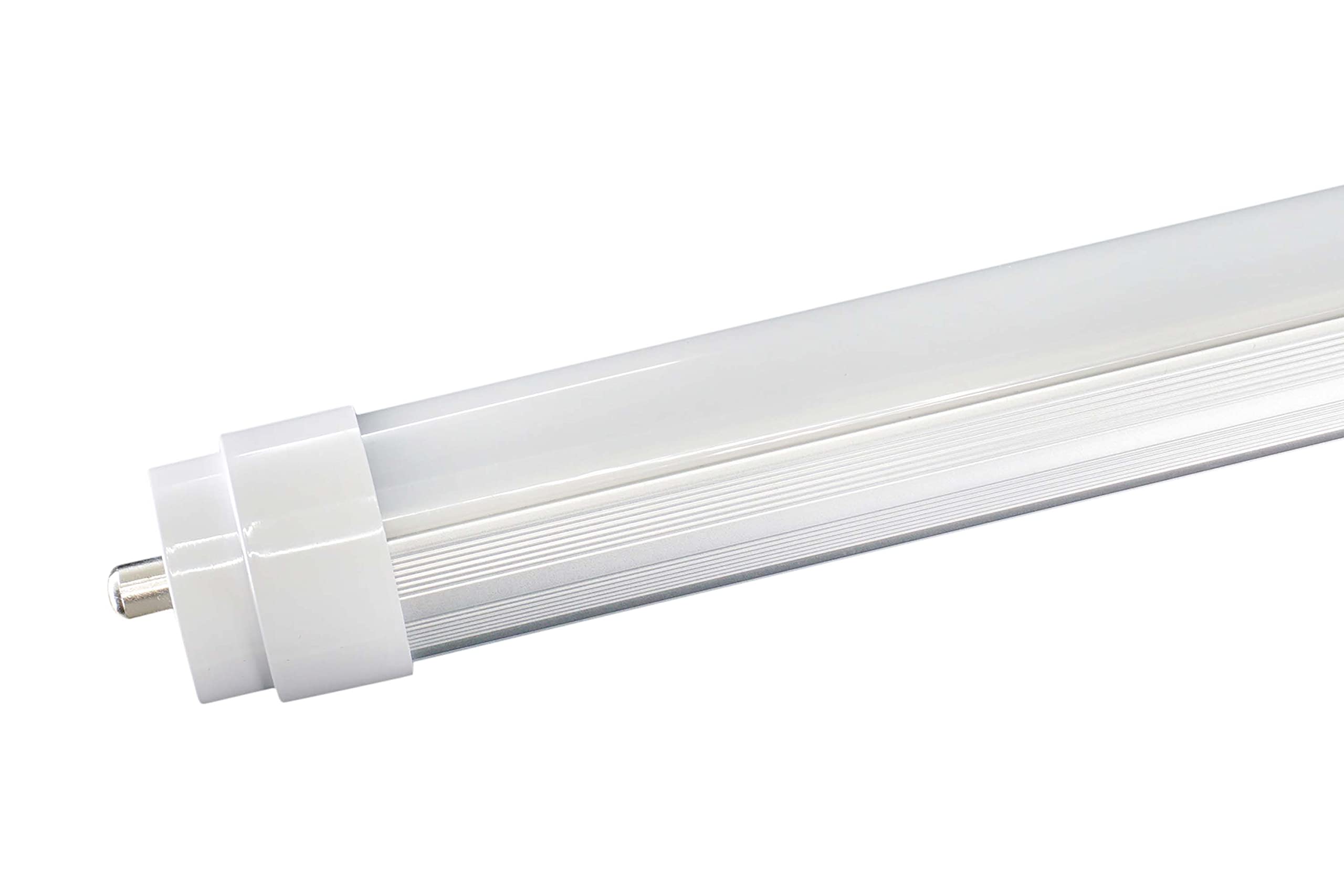 NYLL - (Pack of 2 64 in/ 64” T12 Single Pin (FA8) Plug& Play LED Tube - Cool White (4100K) T12 LED Directly Relamp 52W Fluorescent Bulb F64T12/CW (Without rewiring or Modification)- Ballast Required!