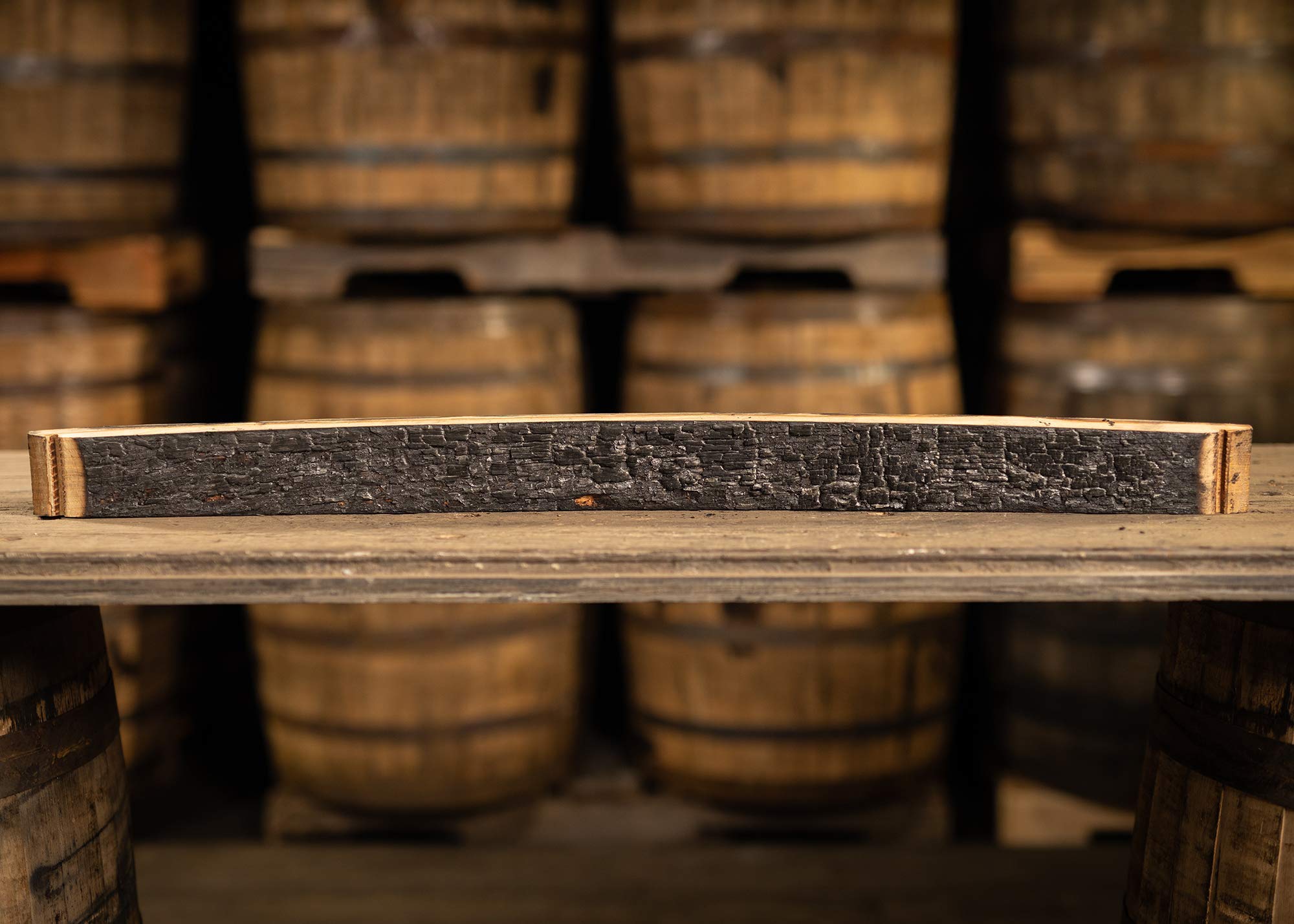 Midwest Barrel Company Full Set Authentic Bourbon/Whiskey Oak Barrel Staves, Set of 25 Staves