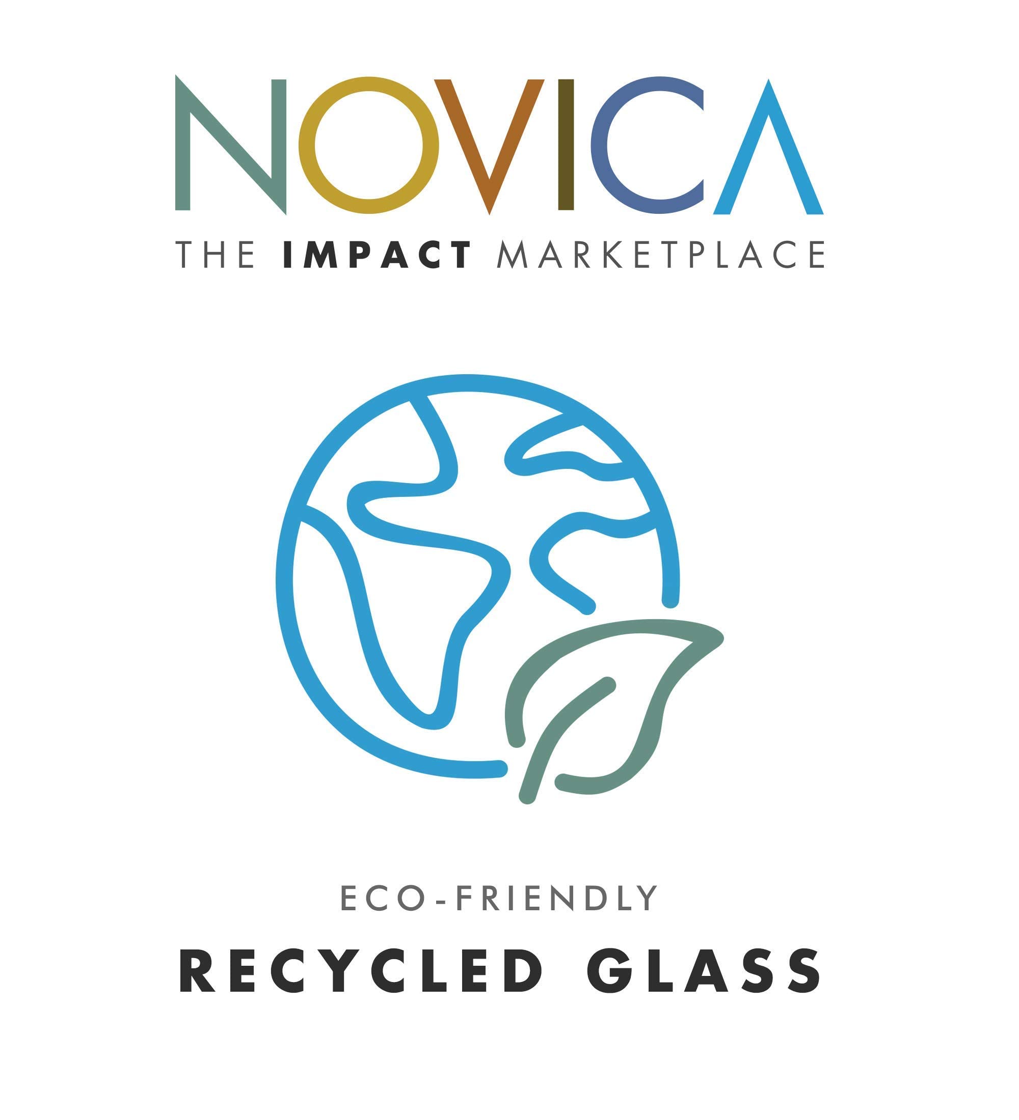 NOVICA Artisan Handblown Recycled Ecofriendly Stemless Wine Glasses Vibrant from Mexico Multicolor Clear Tableware Drinkware 'Confetti Gala' (Set of 4)